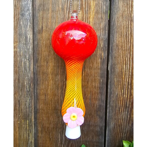 Fluid Creations Inc | Other | Glass Hummingbird Nectar Feeder With ...